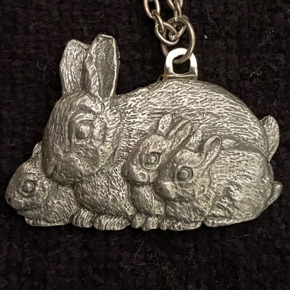 GG Harris | Jewelry | Rabbit And Kits Necklace 466 | Poshmark